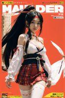 手機桌布，桃心之劍，Momoko，寫實，撕裂的武俠夢，雜誌中的武俠魂 - 2K高清AI桌布下載