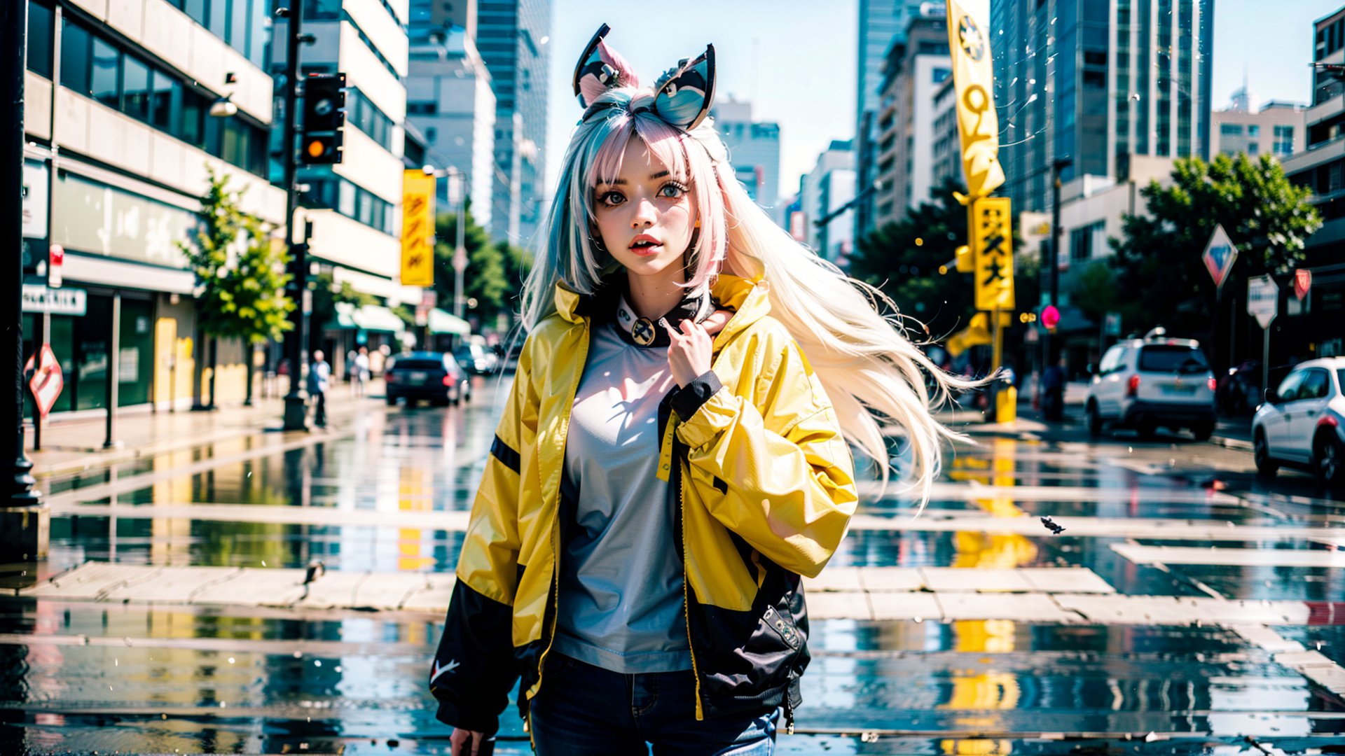 Computer wallpaper， real life， strange tree， Iono， Pokémon Scarlet ...