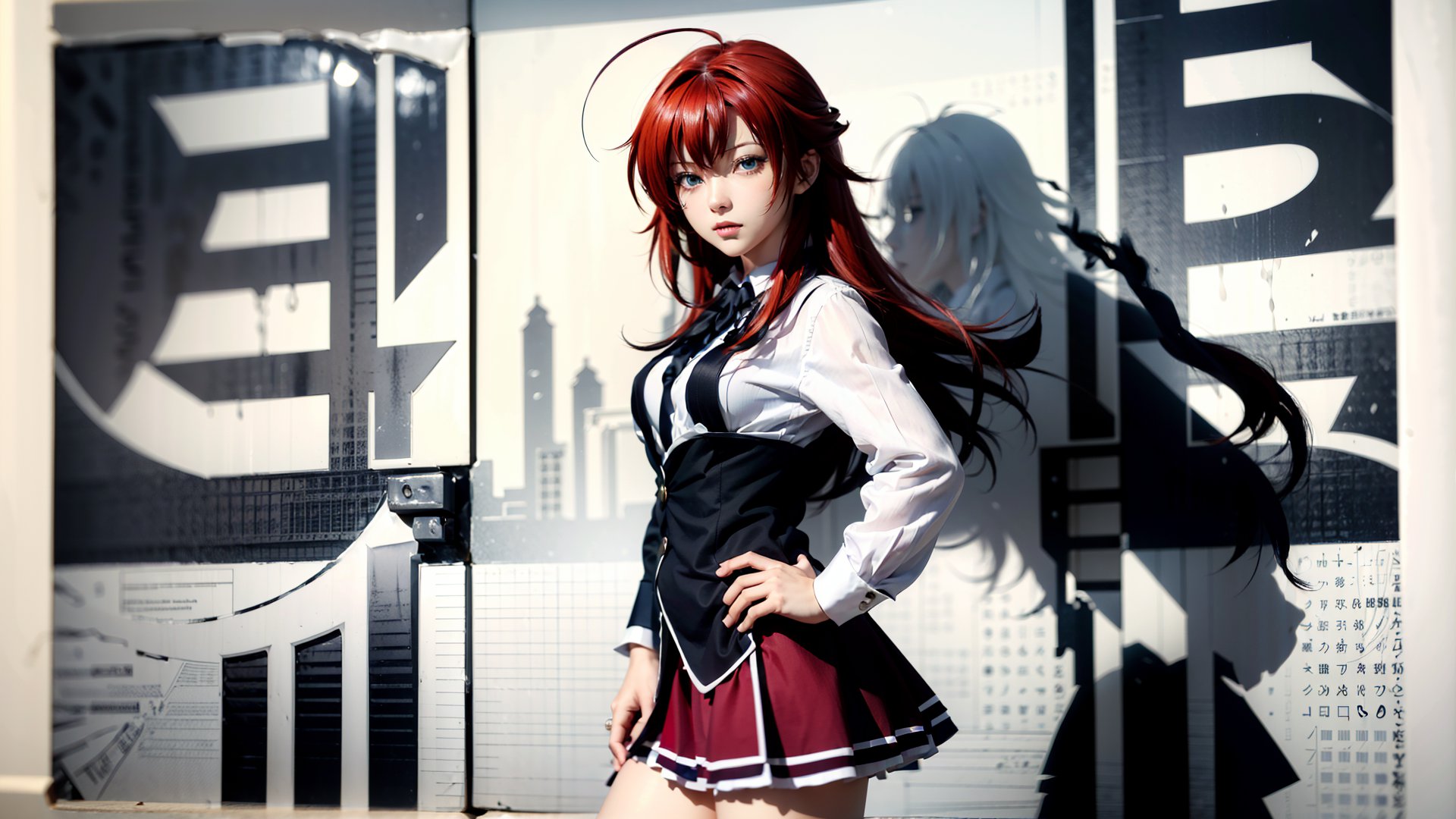 Computer wallpaper， real life， Rias Gremory， Devil High School DxD， 3D ...